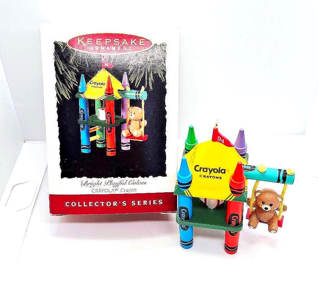 Crayola Crayon Hallmark Keepsake Ornament - Bright Playfulcolors ...