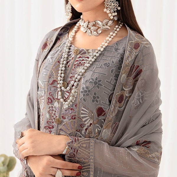 Embroidered Pakistani Clothes - Etsy