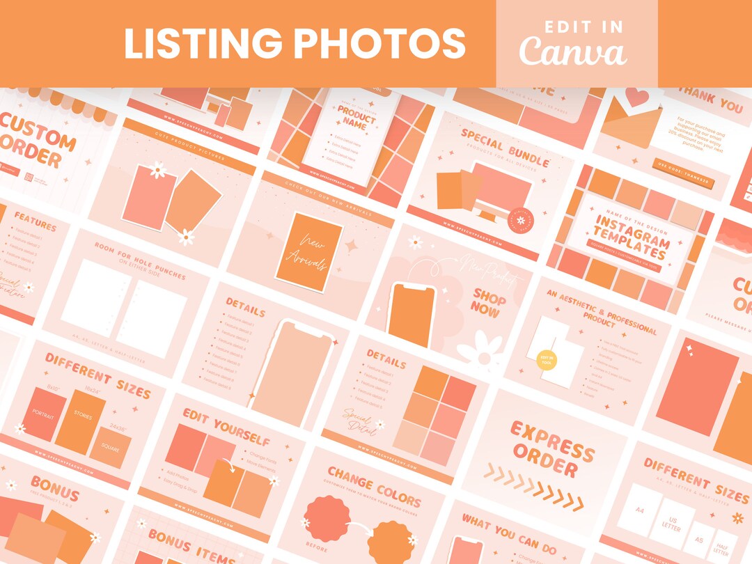 Listing Templates | Etsy Listing Photos | Etsy Listing Images | Listing ...