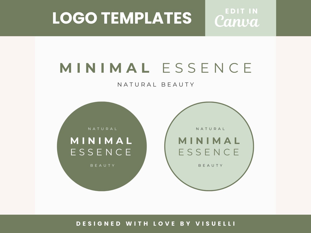 Etsy Shop Logo Editable Logo Design Logo Design Template Canva Small ...