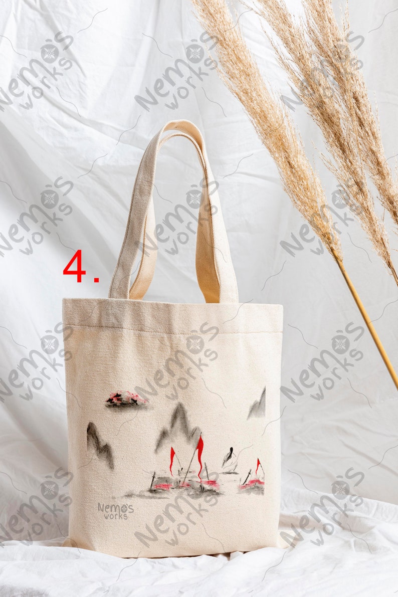 Heaven Official's Blessing Tote Bag With Ink Painting HOB Danmei Tian ...