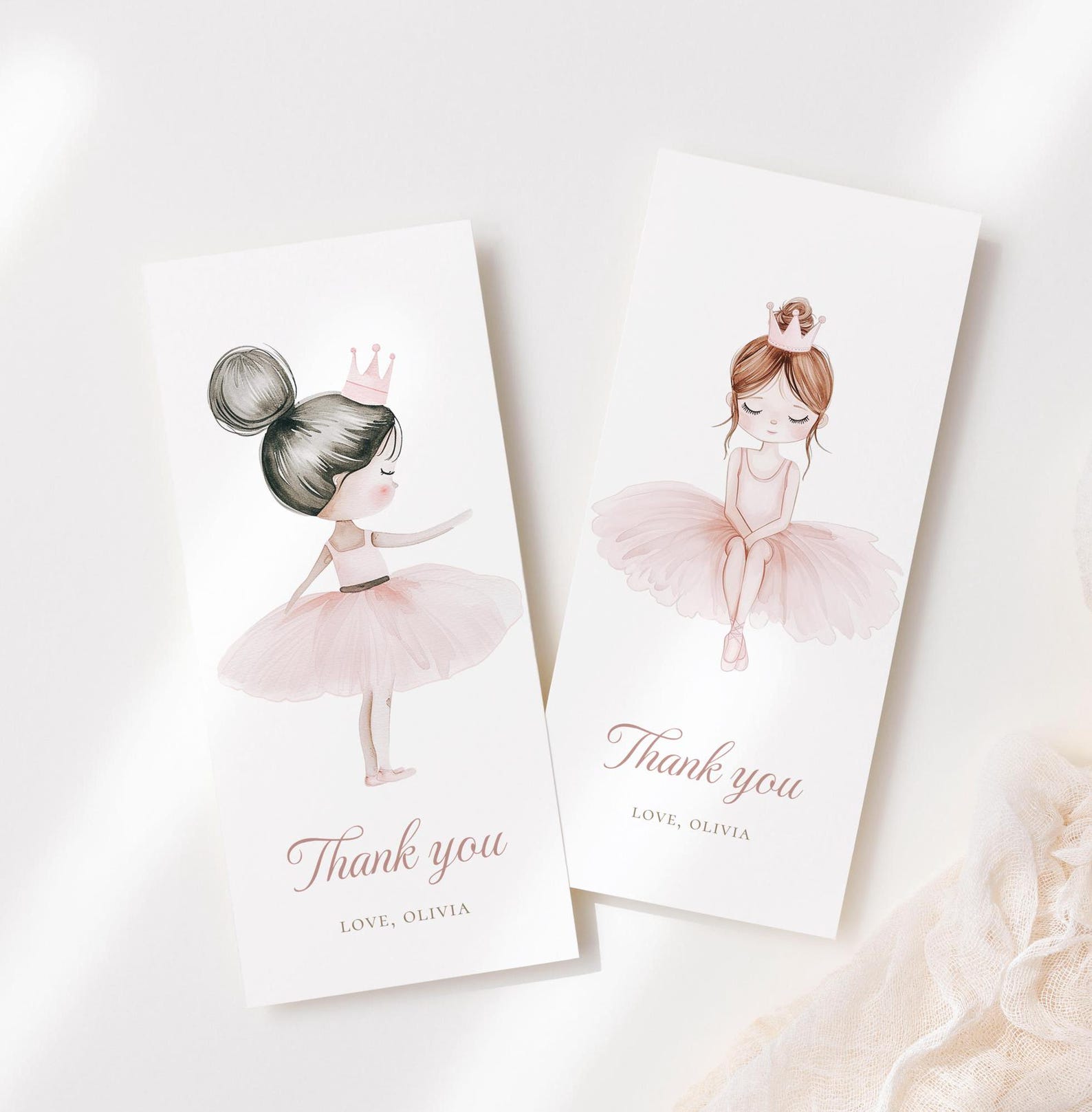 Ballerina Scrunchie Card Template, Ballet Birthday Scrunchie Card ...