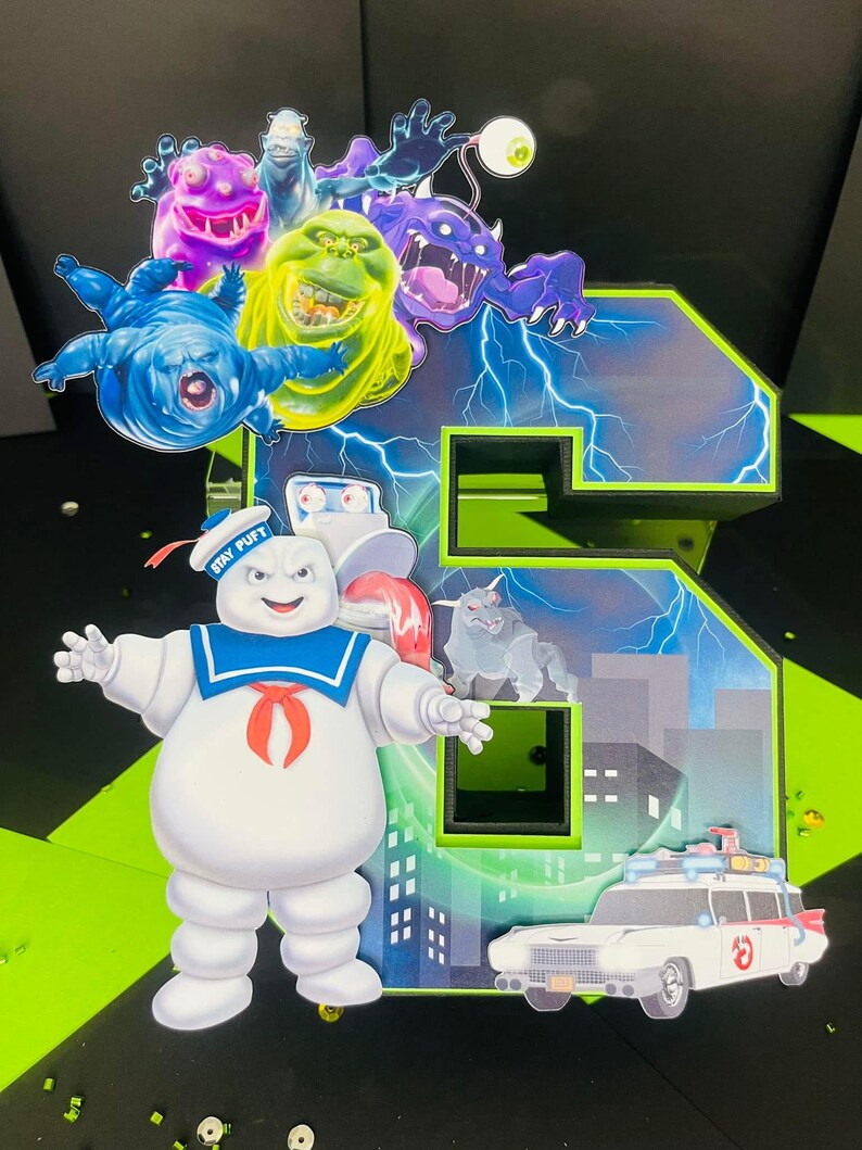 Ghostbuster Number 3D / Ghostbusters House 3D Number / Number 3D ...