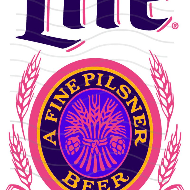 Miller Lite Svg - Etsy