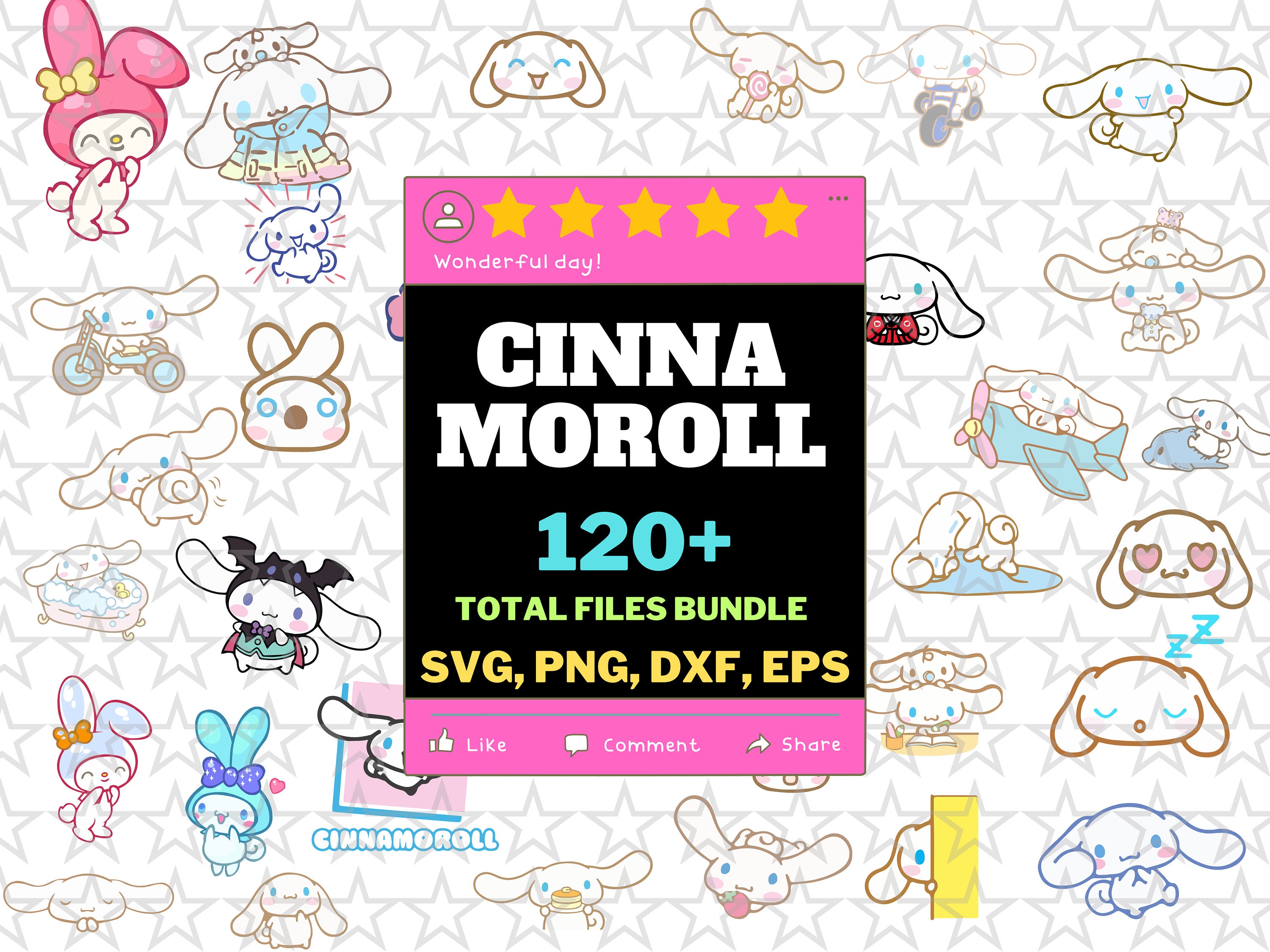 Kawaii Kitty Svg Cat Svg S Nrio Cinnamon Stickers Sticker Etsy Canada