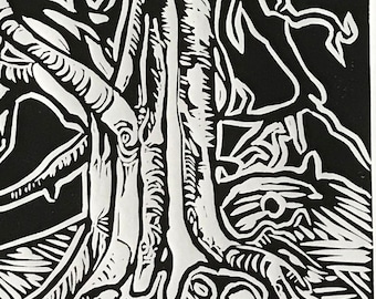 Original Art, Linocut, Print, Signed, Numbered - Etsy