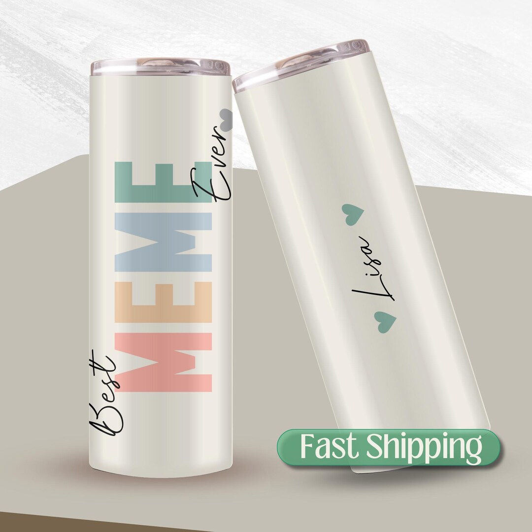 Personalized Meme Tumbler, Mother's Day Gift for Meme, Meme Birthday ...