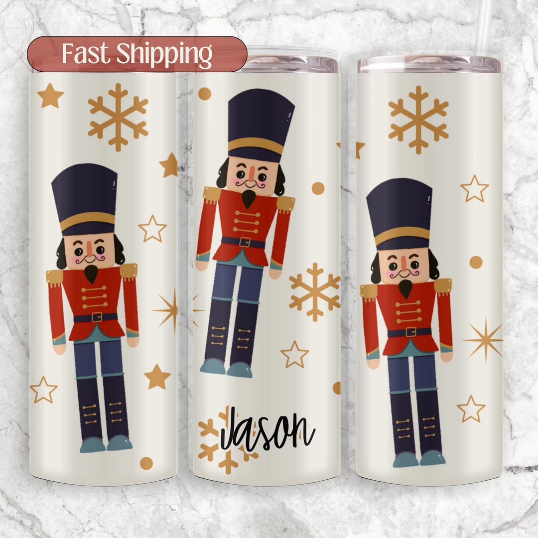 Personalized Christmas Nutcracker Tumbler, Nutcracker Travel Mug ...