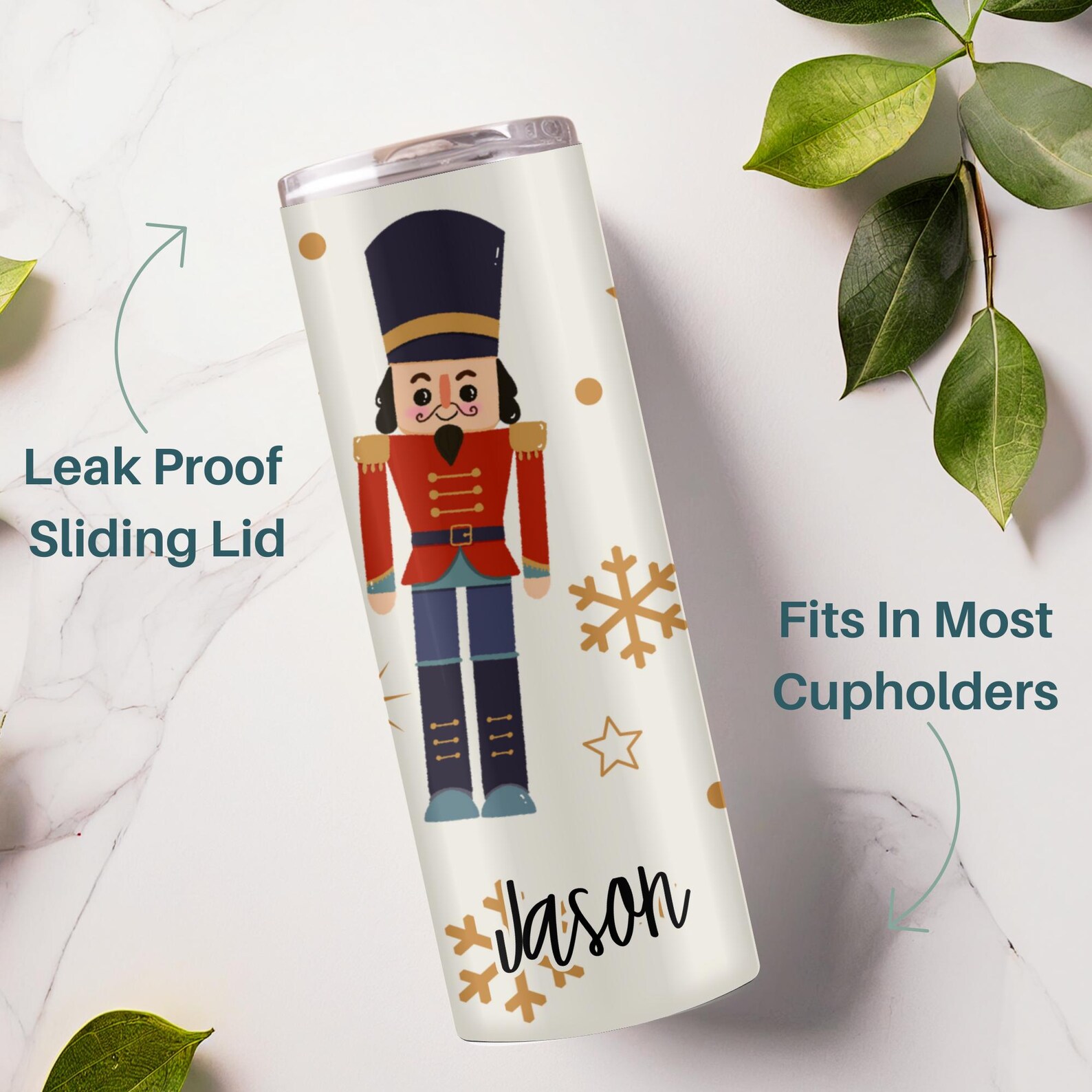 Personalized Christmas Nutcracker Tumbler, Nutcracker Travel Mug ...