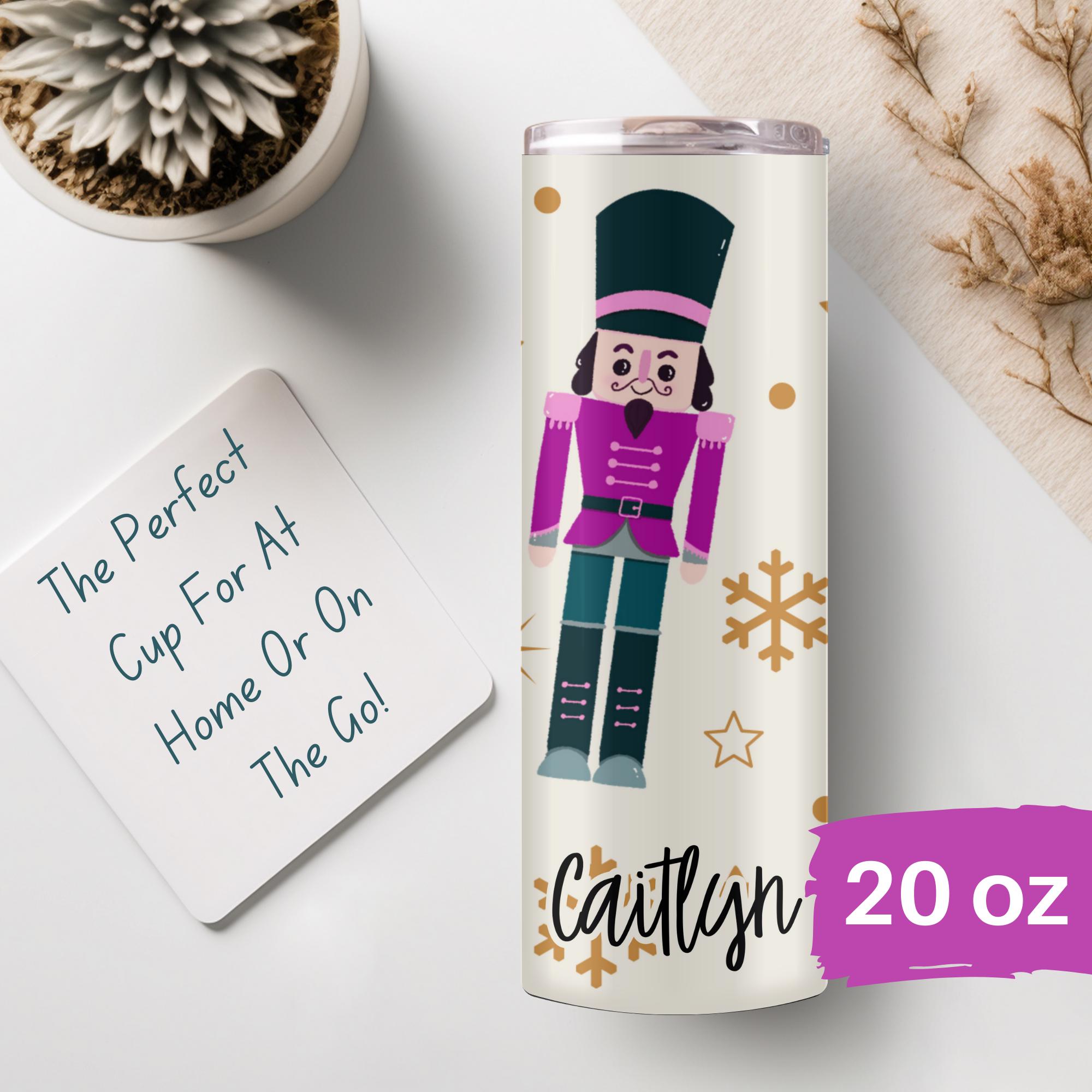Personalized Christmas Nutcracker Tumbler, Nutcracker Travel Mug ...