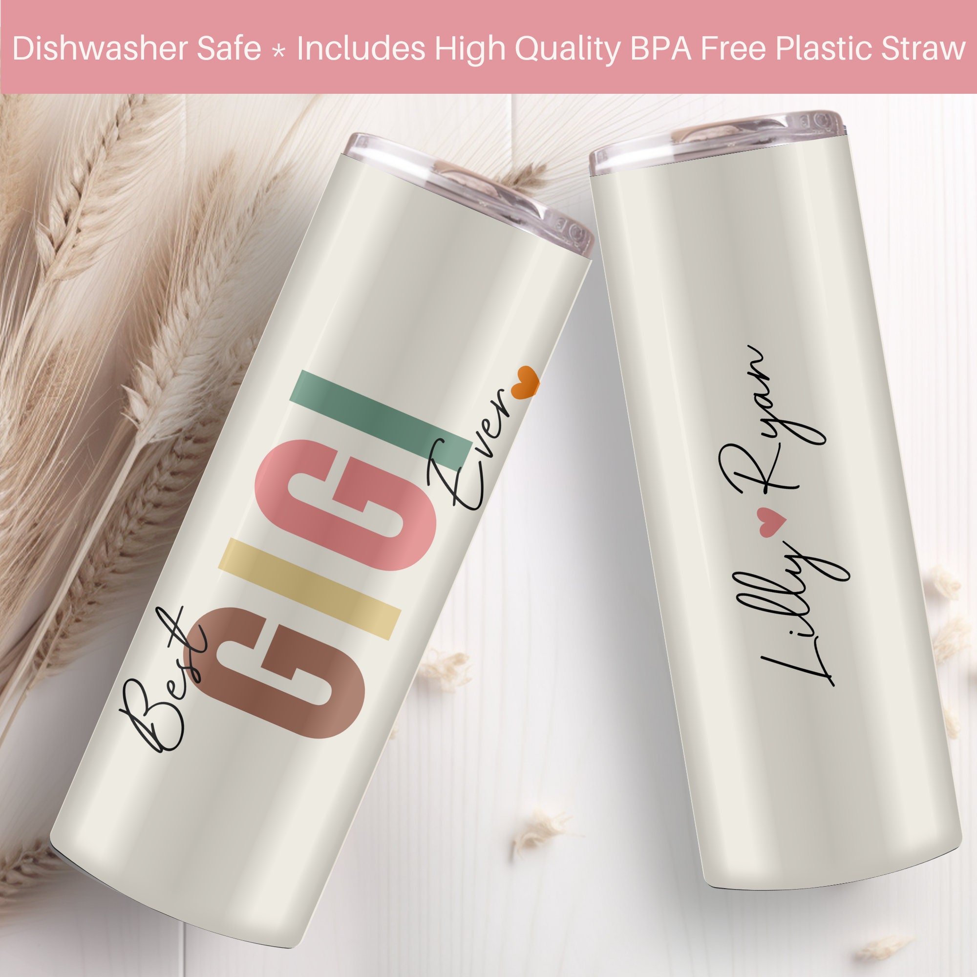 Personalized Gigi Tumbler, Mothers Day Gift for Gigi, Gigi Birthday ...