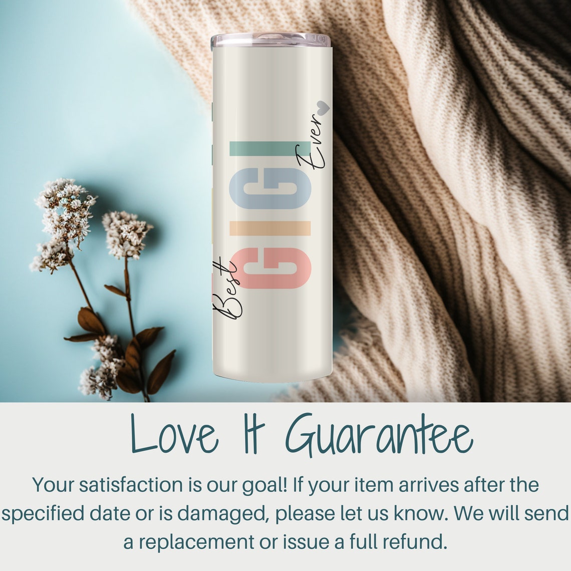Personalized Gigi Tumbler, Mothers Day Gift for Gigi, Gigi Birthday ...