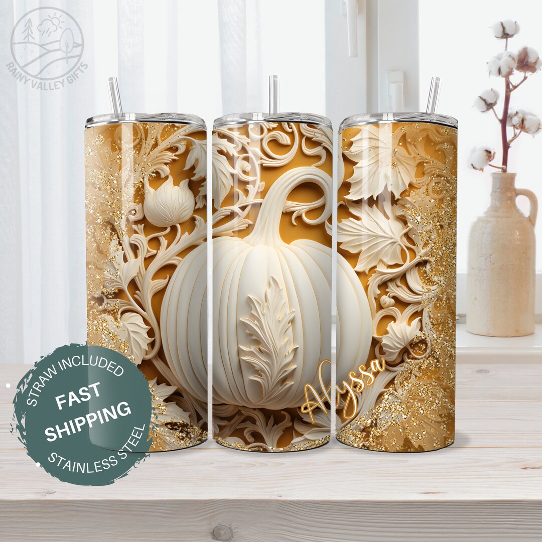 Personalized Autumn Tumbler Fall Travel Cup With Name - Etsy