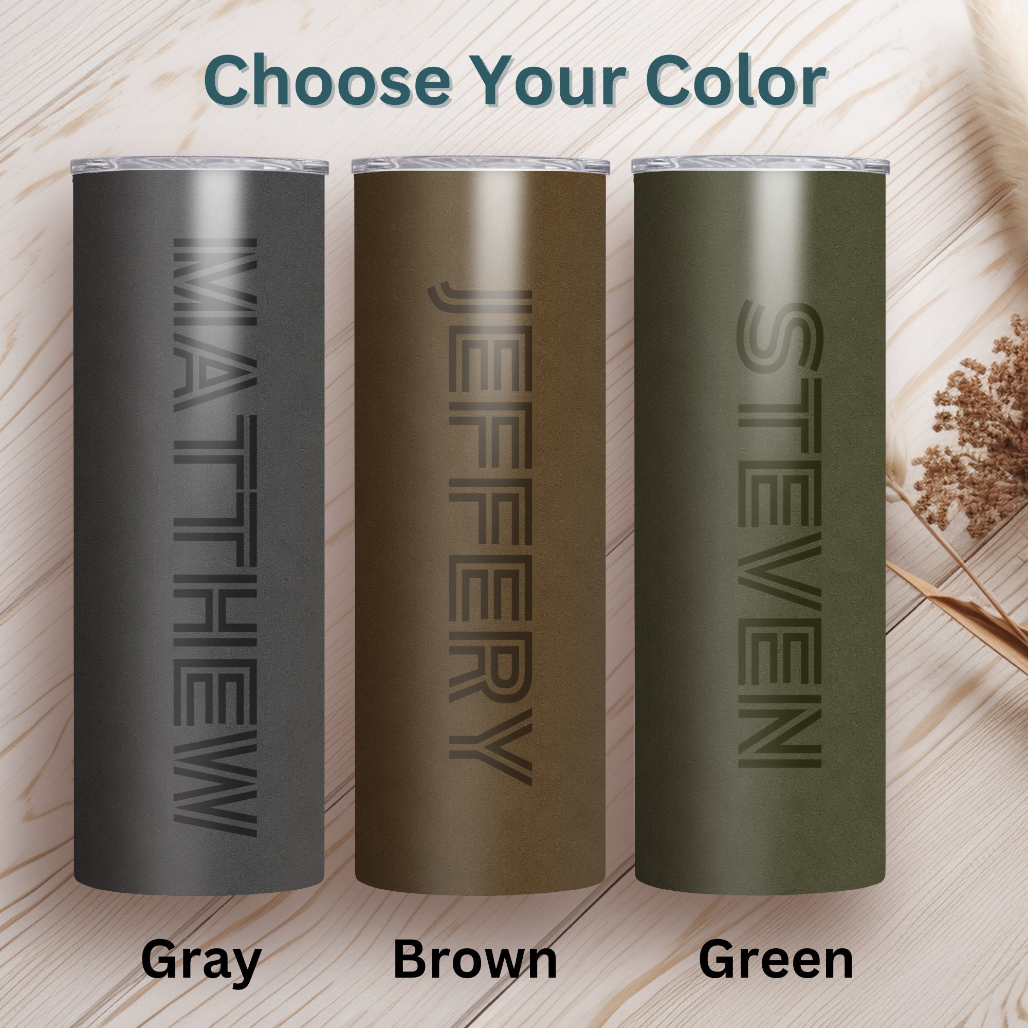 Tumbler for Men, 20 Oz Personalized Tumbler, Gift for Him, Bachelor ...