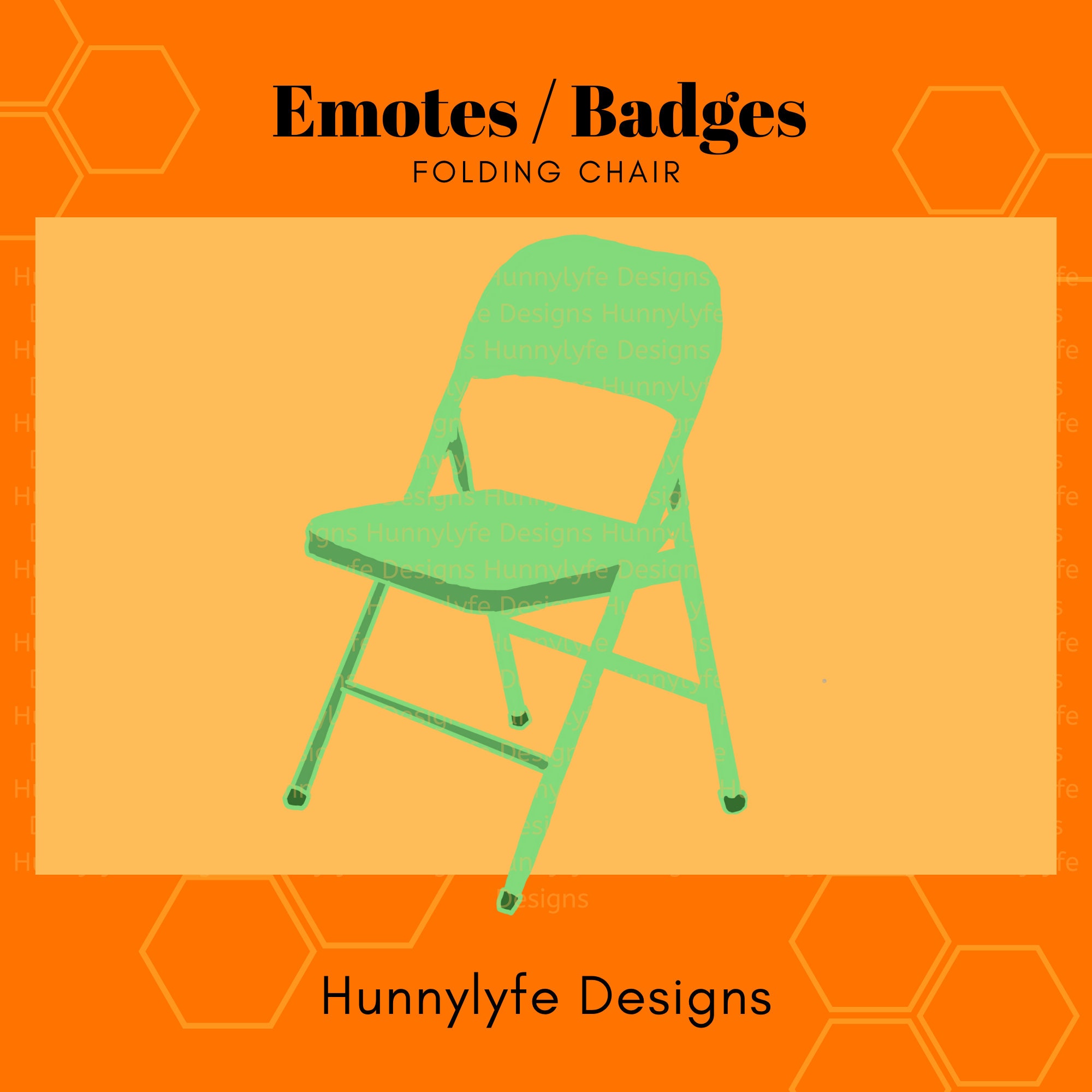 Enhance Your Stream With the Folding Chair Emotes/badges. - Etsy