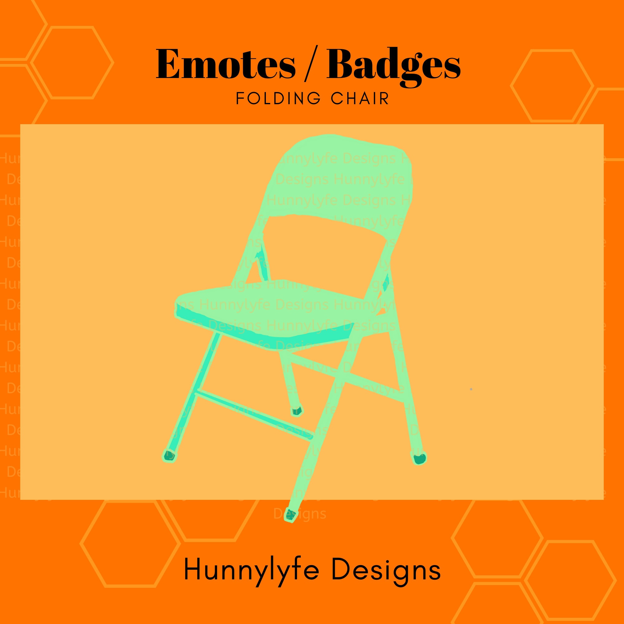 Enhance Your Stream With the Folding Chair Emotes/badges. - Etsy