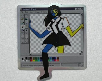 Ena Joel G Vinyl or Holographic Sticker - Etsy