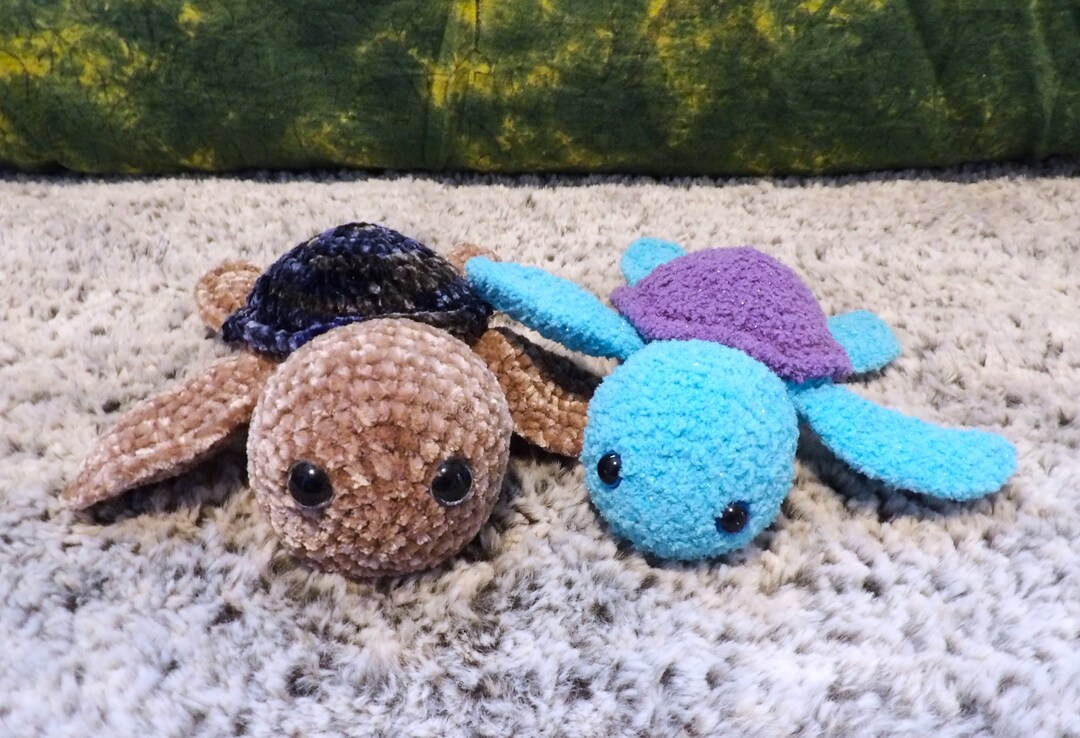 Custom Amigurumi Sea Turtle Plush - Etsy