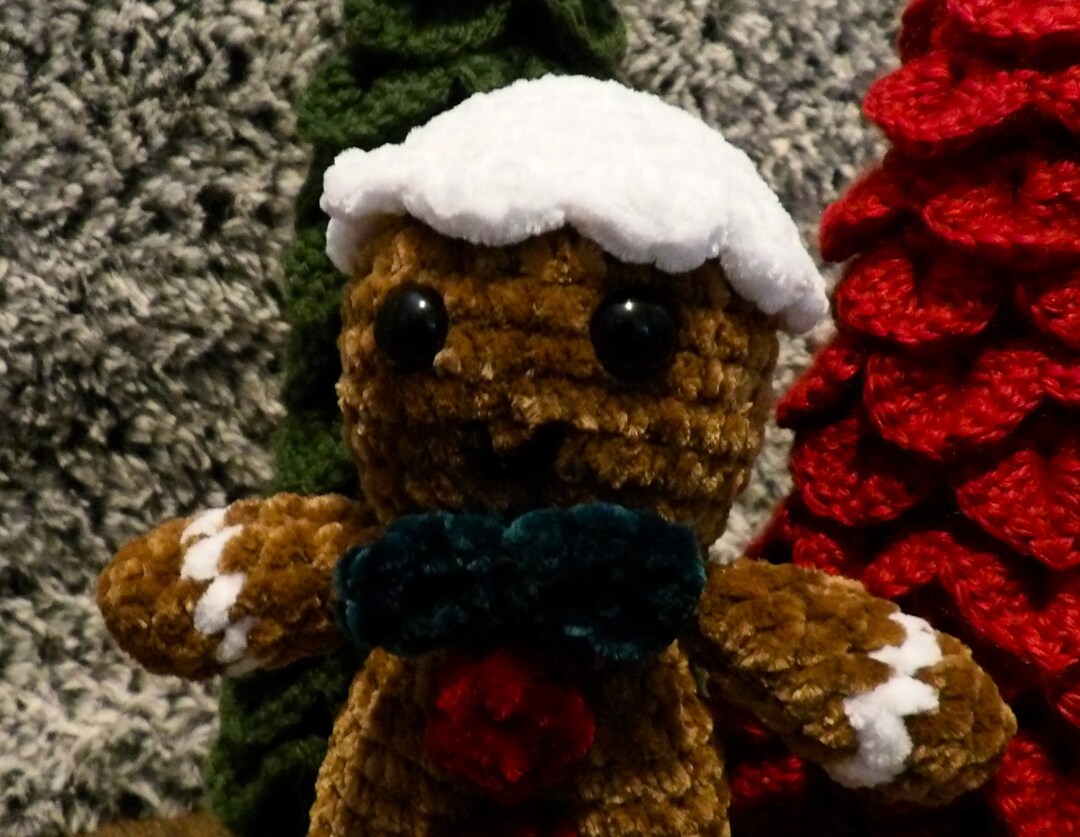 Amigurumi Velvet Gingerbread Buddy Plush - Etsy