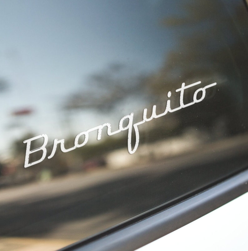 BRONQUITO Self Aware Ford Bronco Sport Vinyl Window Sticker for Rear ...