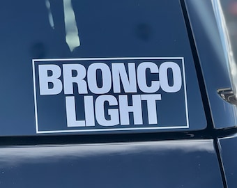 BRONQUITO Self Aware Ford Bronco Sport Vinyl Window Sticker for Rear ...