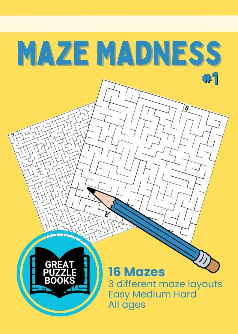 Maze Madness #1 - Etsy
