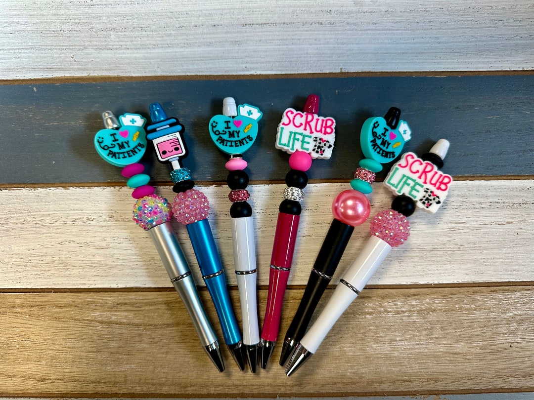 Nurse|medical|patient Beaded Pen - Etsy