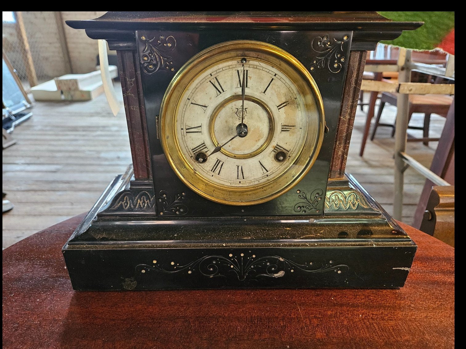 Ca. 1880 Waterbury Mantle Clock - Etsy
