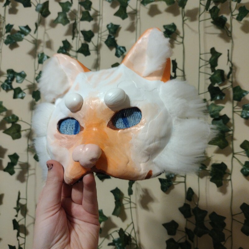 Black Cat Therian Mask - Etsy