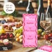 Pink Summer Menu Template, Pink Baby Shower Menu and Place Card, Hand ...