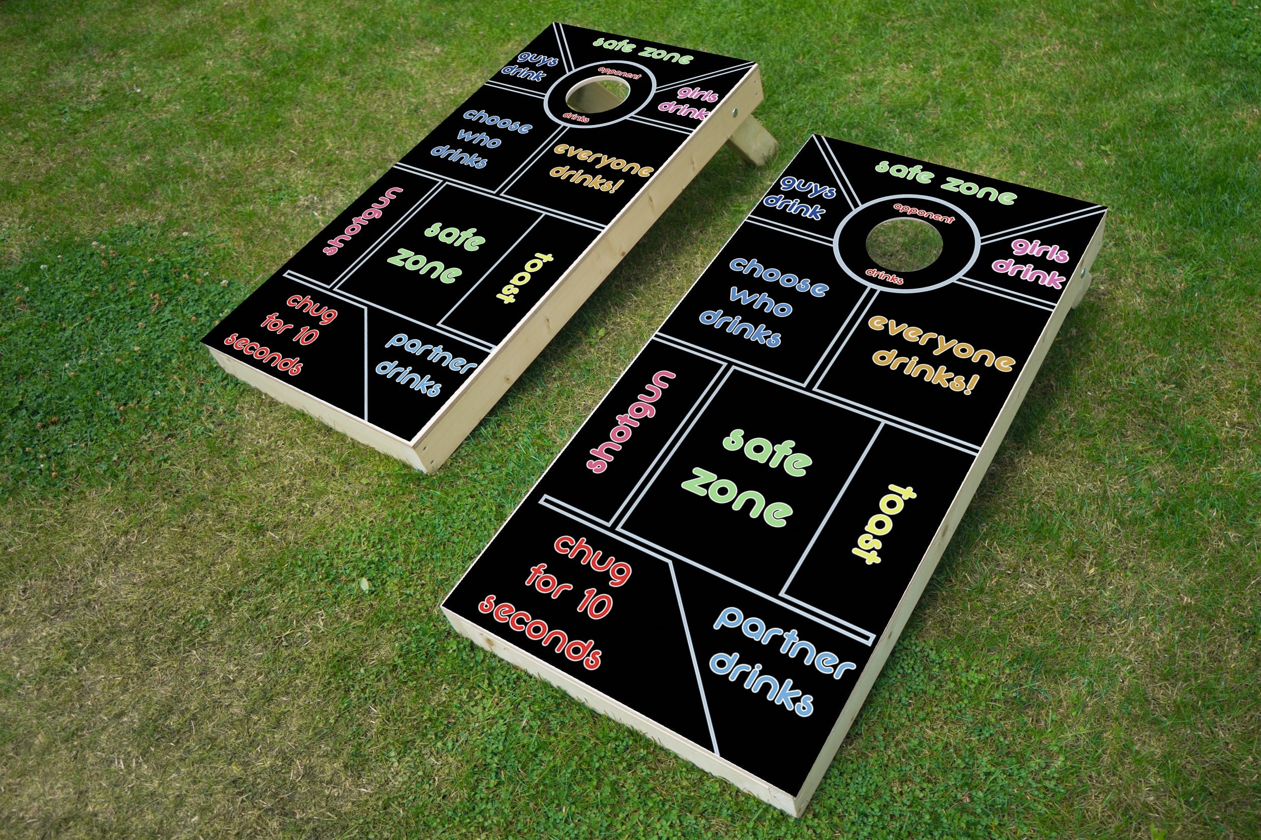 Cornhole Wrap | Digital Download | Drinking Game Cornhole Wrap | Decals ...