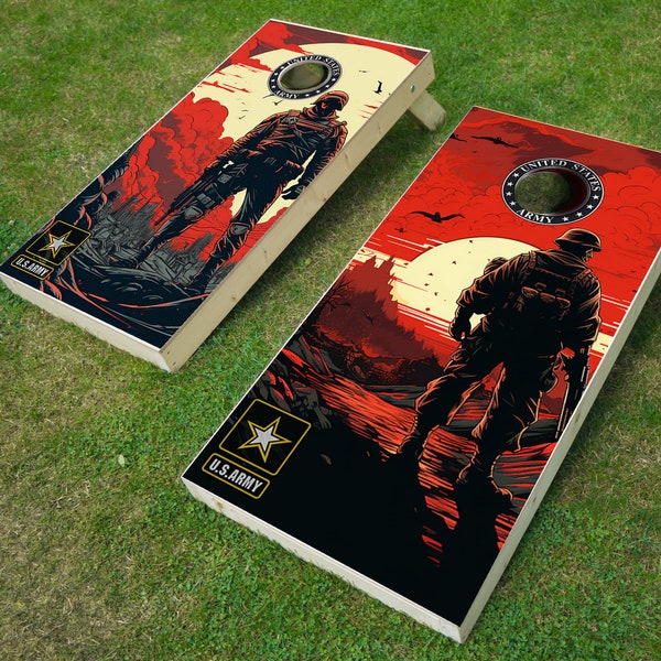 Army Cornhole Wrap - Etsy