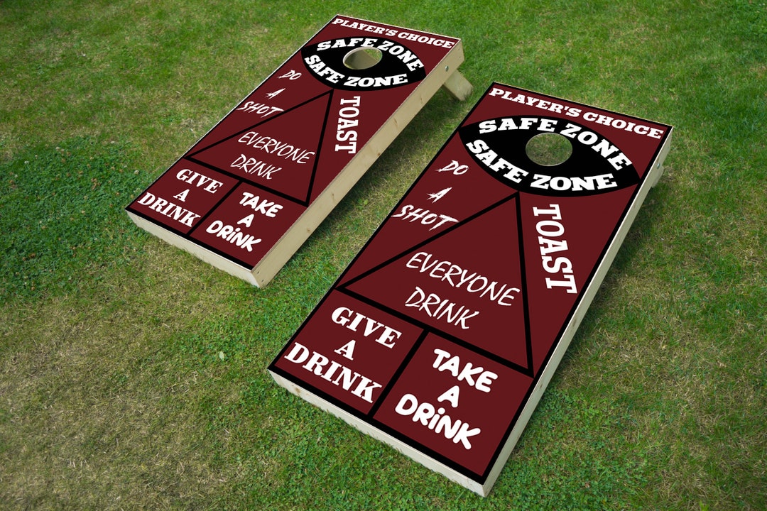 Cornhole Wrap | Digital Download | Drinking Game Cornhole Wrap | Decals ...