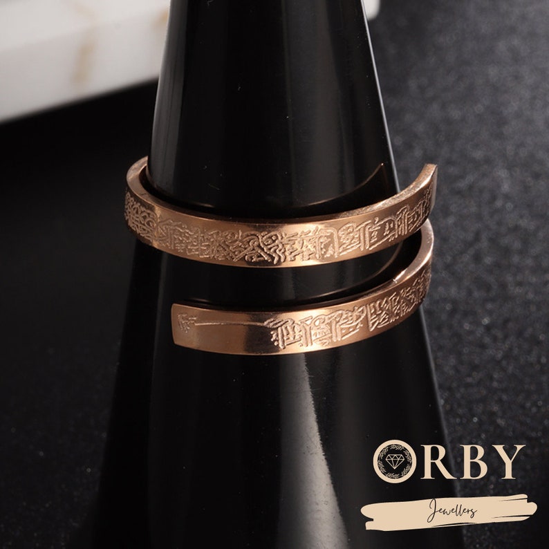 Ayatul Kursi Ring • Ayatul Kursi Spiral Ring • Quran Ring • Luxury ...