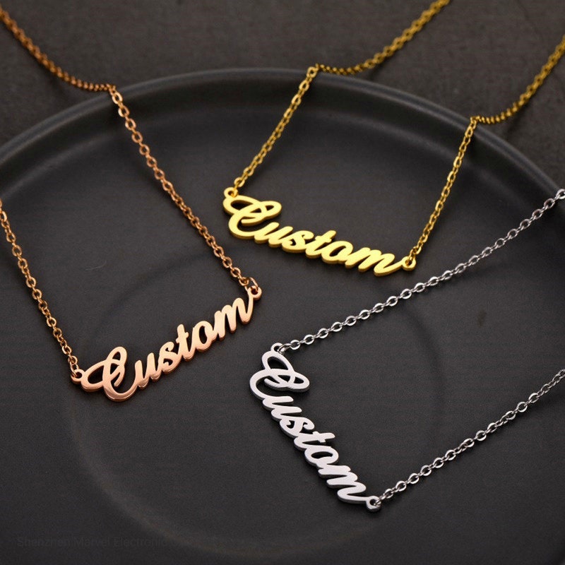 Custom Name Necklace - Etsy