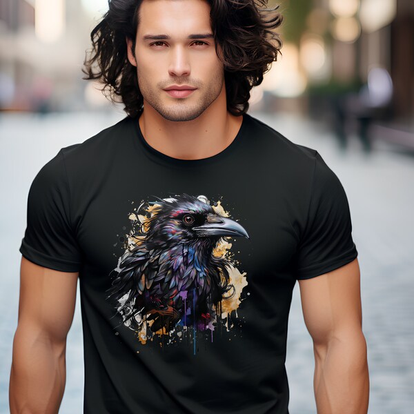 Crow T Shirt - Etsy
