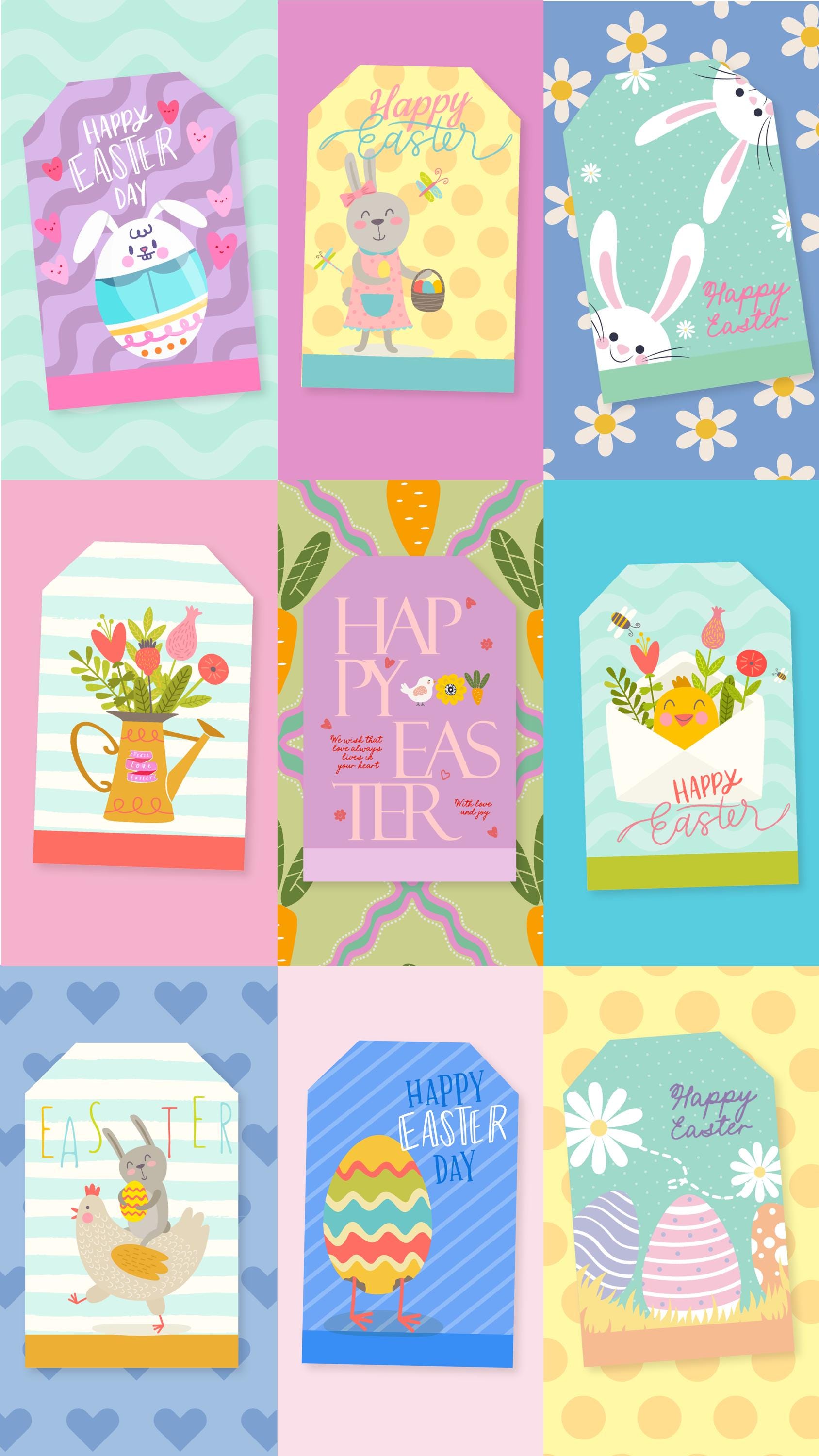 Printable Easter Gift Tags: 16 Designs (digital Download) - Etsy
