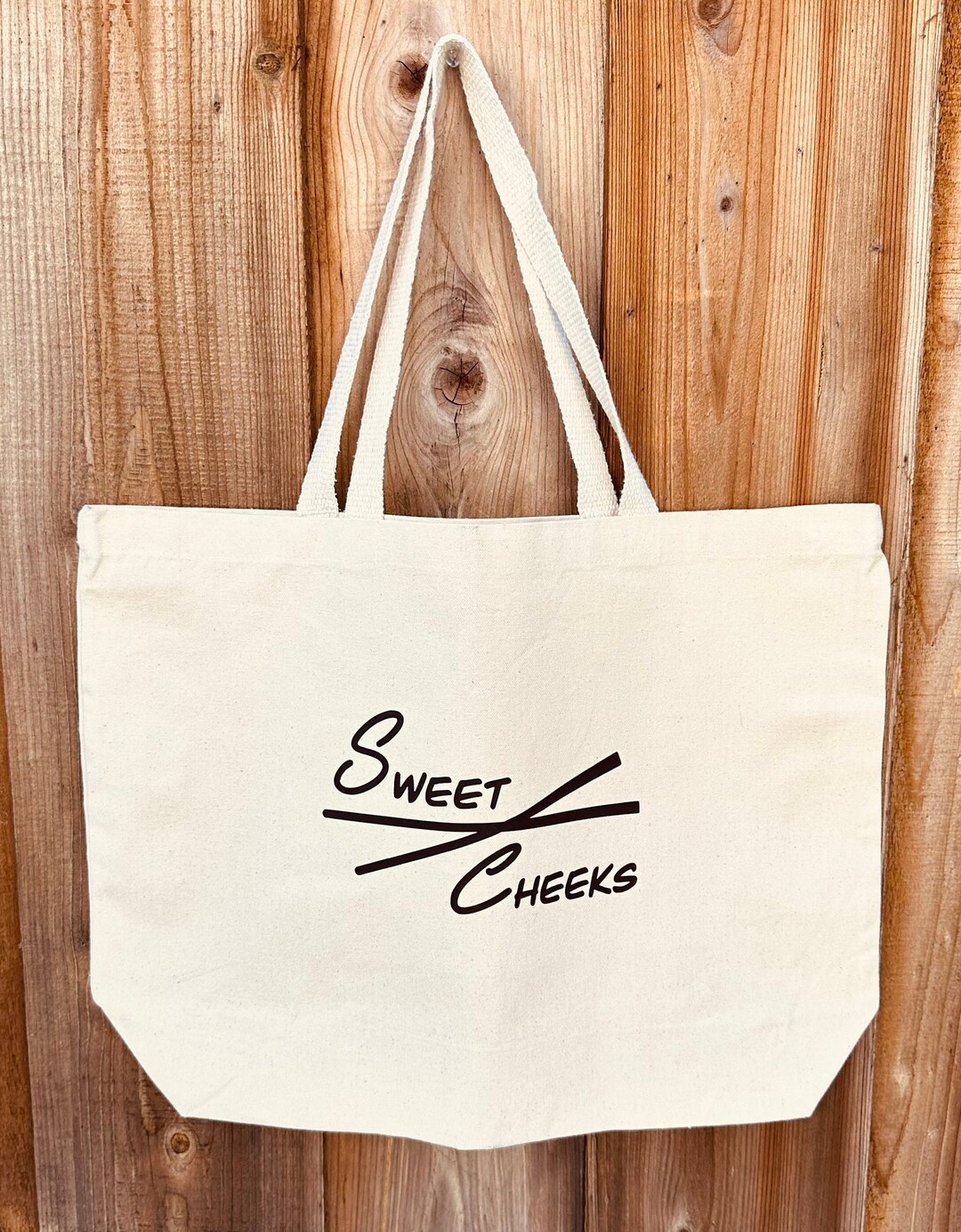 Sweet Cheeks Tote Bag Bags Farmers Market Beach Bag - Etsy