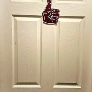 Texas A&M Gig 'em Thumb - Etsy