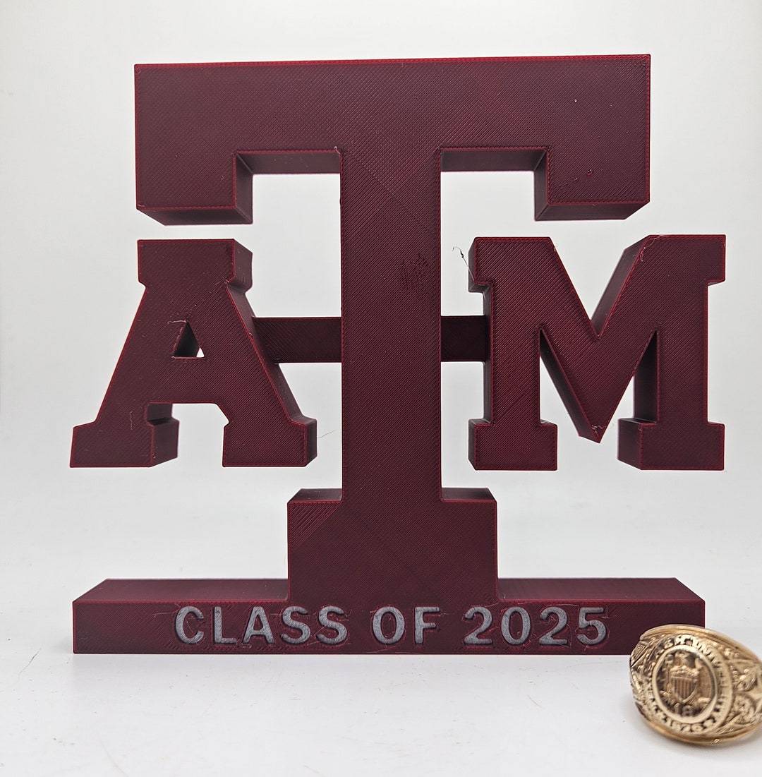 Texas A&M: Block TAMU Logo Stands - Etsy