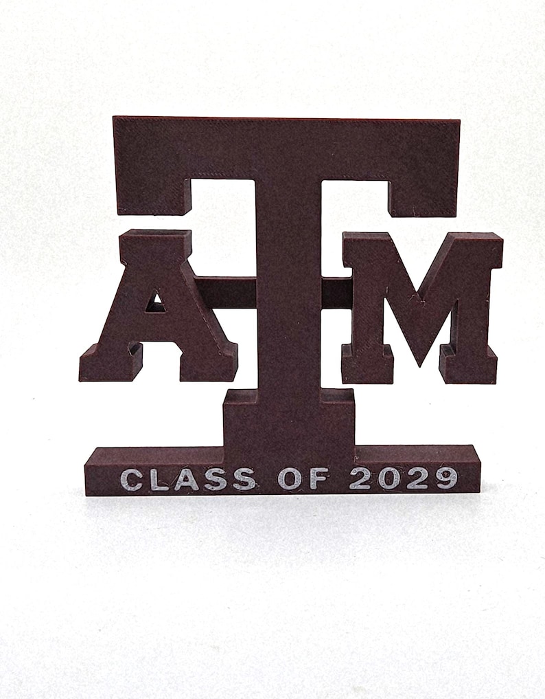 Texas A&M: Block TAMU Logo Stands - Etsy