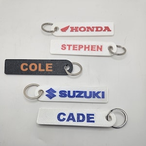Personalized Motorcycle Key Chain - Etsy
