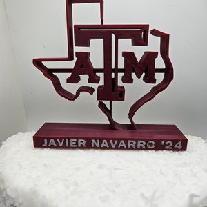 Texas A&M: Texas Logo Stand With/without Engraving - Etsy