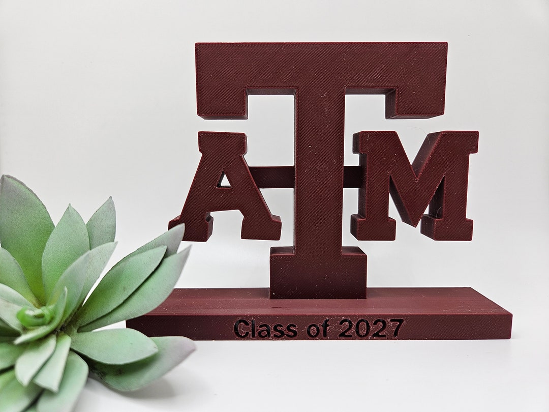 Texas A&M: Block TAMU Logo Stands - Etsy
