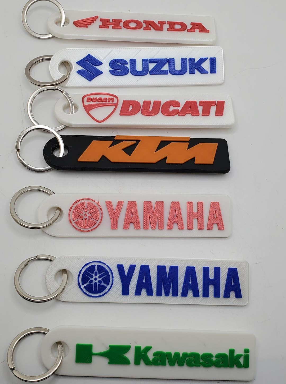 Personalized Motorcycle Key Chain - Etsy