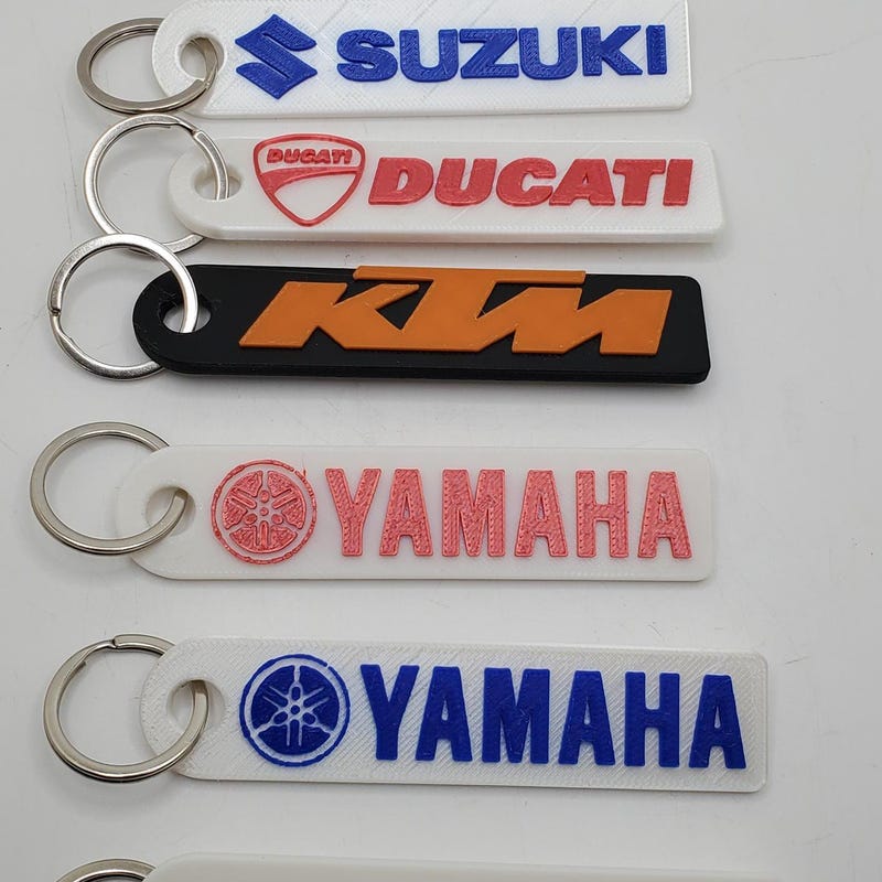 Motorcycle Keychain - Etsy