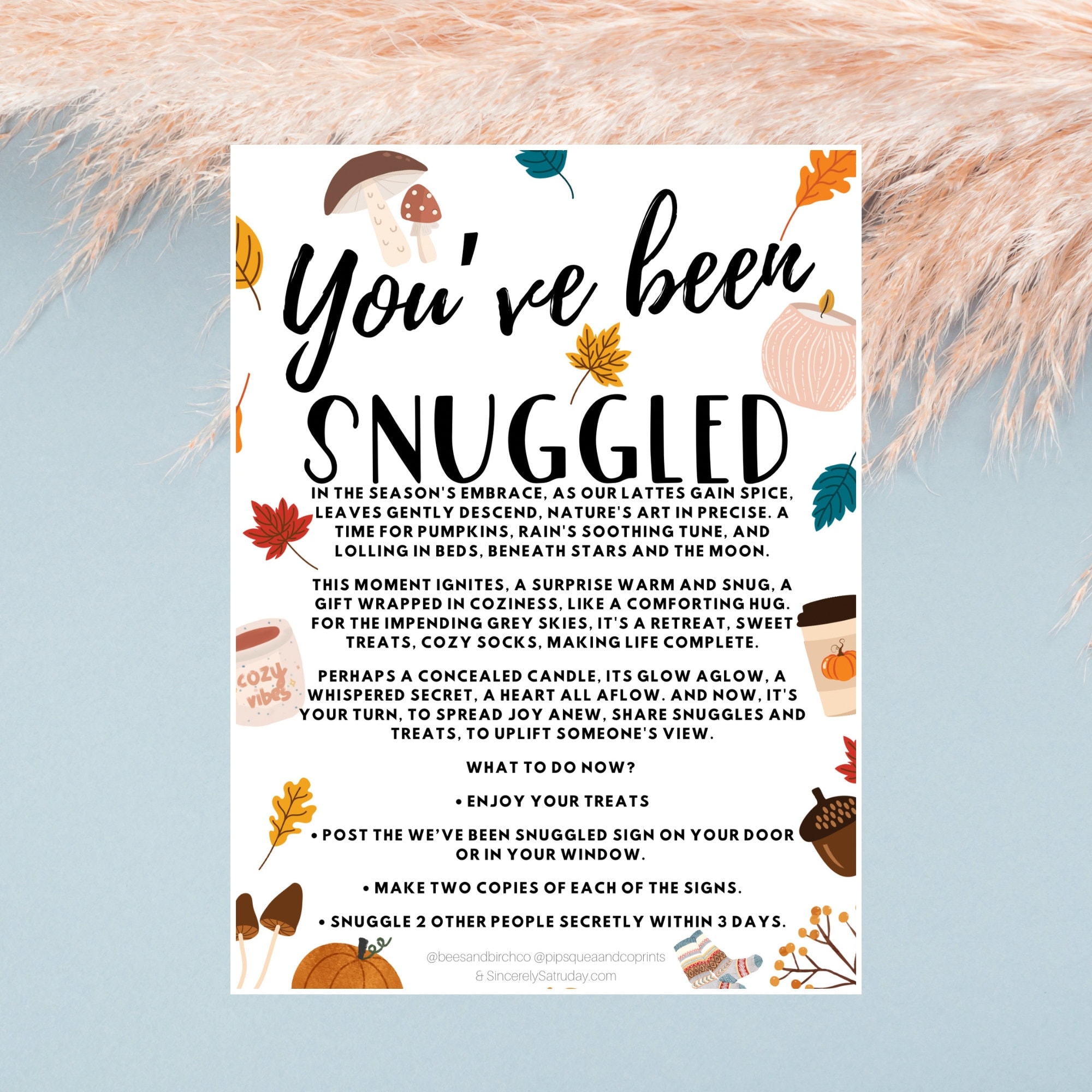 Booed Alternative, Neighbor Gift, Co-worker Gift, Surprise, Fall ...