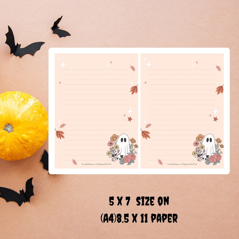 Halloween Notepad, Halloween Printable Notepad, Notepad Printable ...