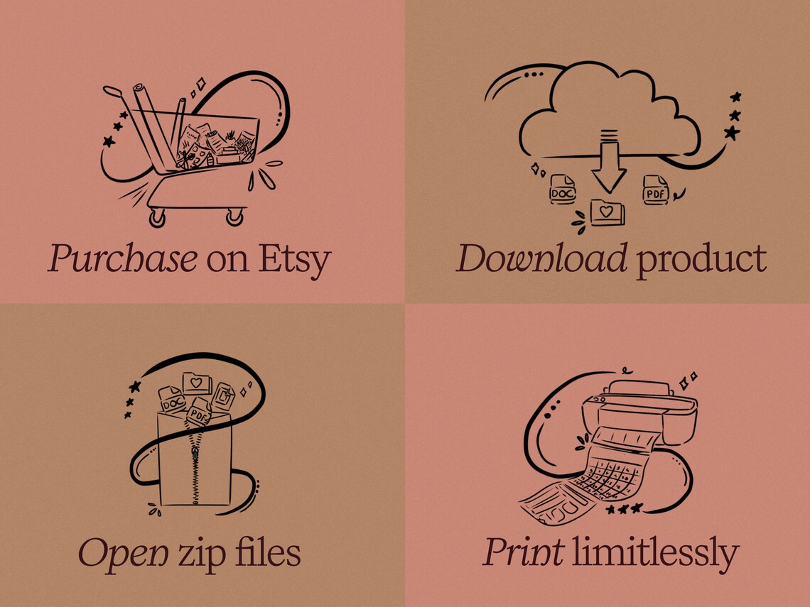 Printable Grocery List, to Buy Checklist, Shopping Plan, Grocery ...