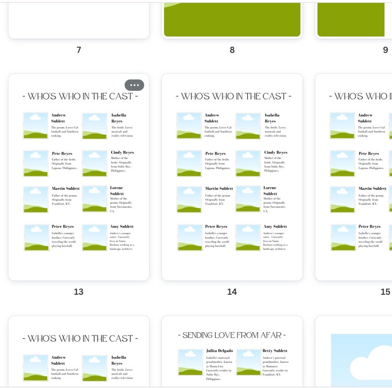 Wedding Welcome Booklet TEMPLATE for Newspaper Club Playbill Inspired ...